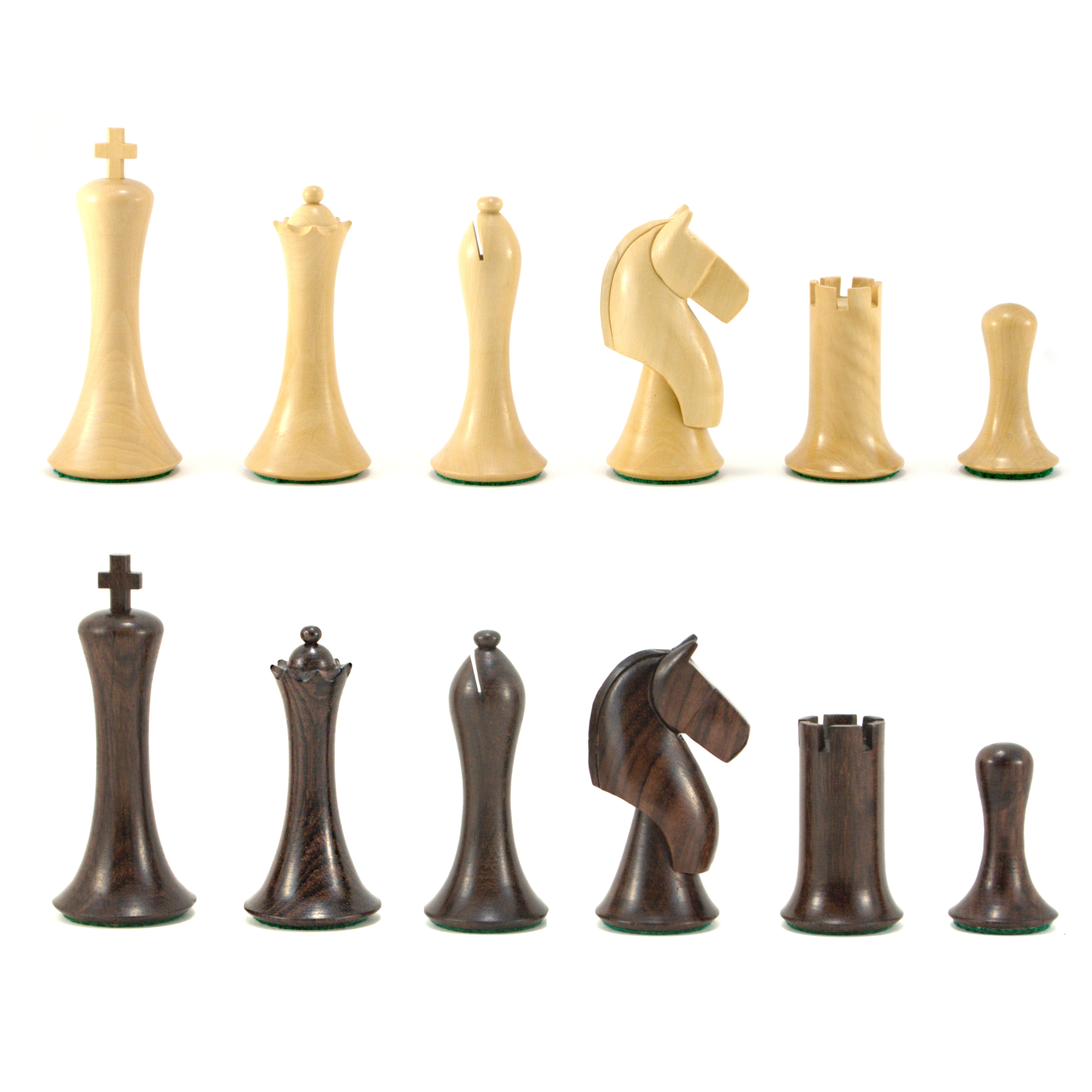 3.75" Mark of Westminster Rosewood Equinox Staunton Chess Pieces