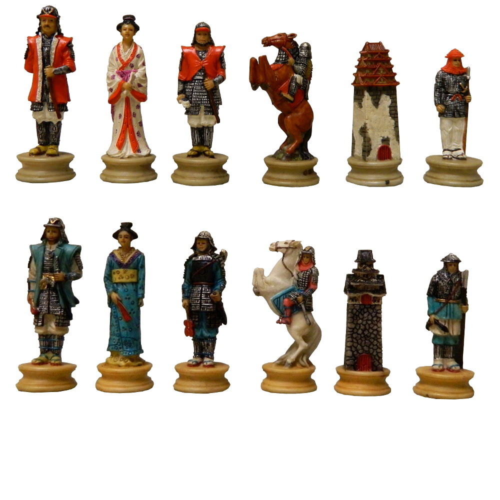 Minature Samurai Chess Set