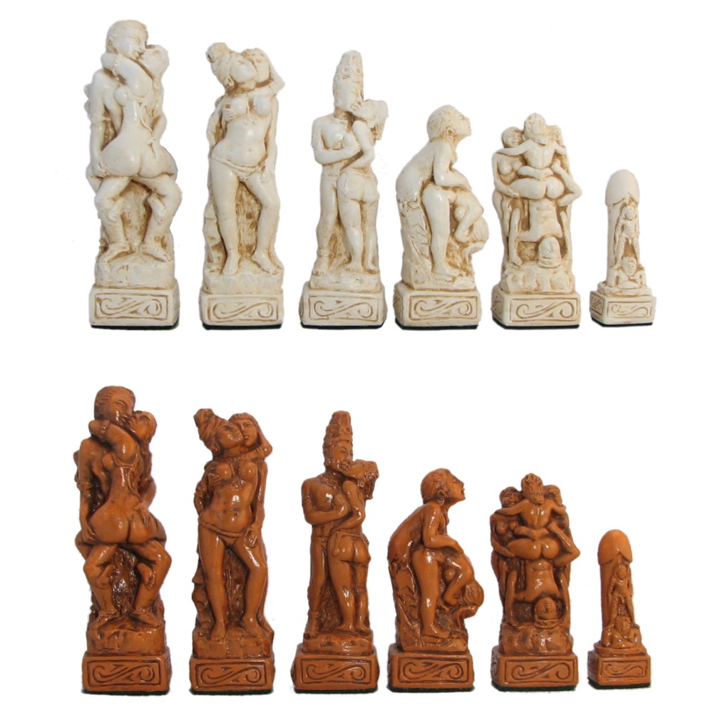 5" Kama Sutra Hydrostone Chess Pieces