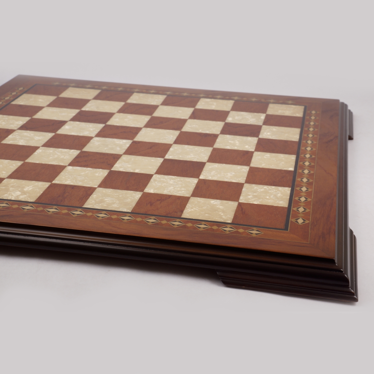 23" Rose Turkish Chess Board with 2 1/4" Squares