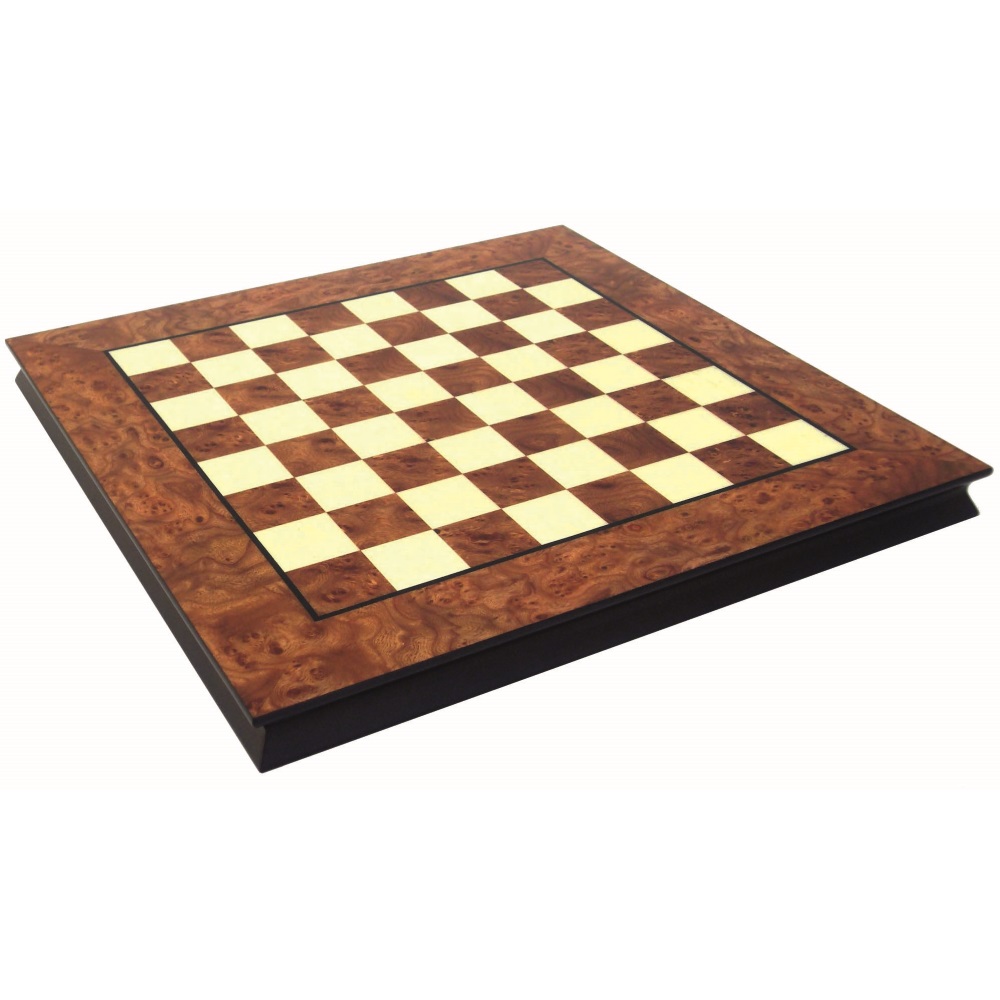 20" Raised Italian Elm Root Board, 2" Square