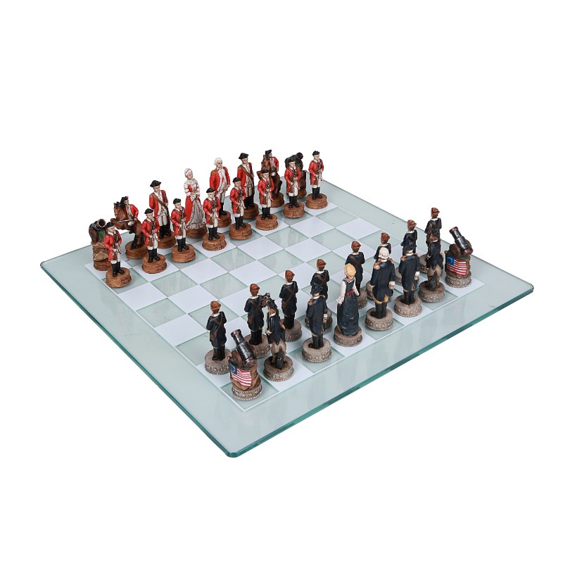 Themed Chess Set Glass