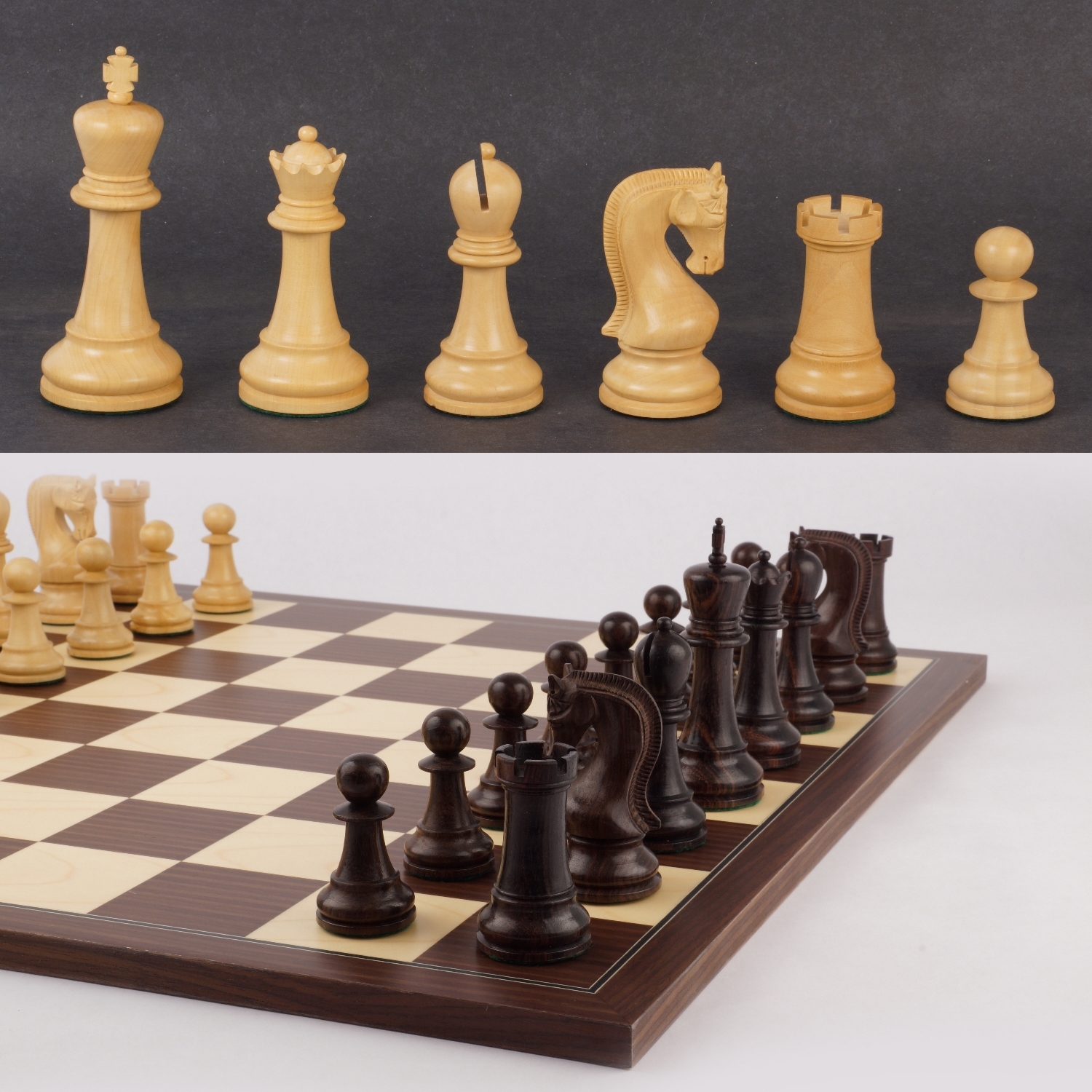 20" Mark of Westminster Rosewood Old World Staunton Executive Chess Set