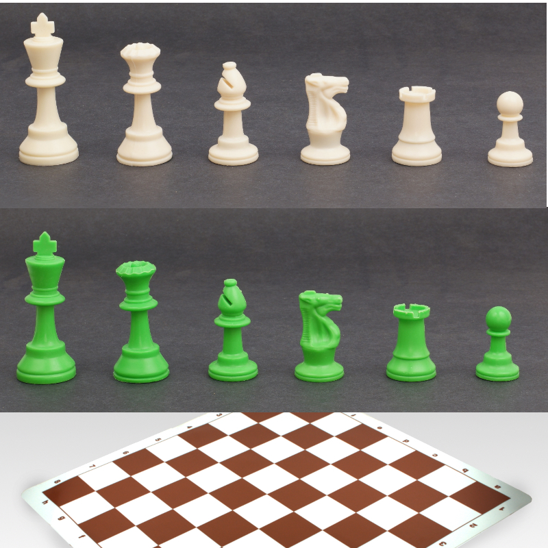 Best Weighted Professional Tournament Chess Set with Silicone Board