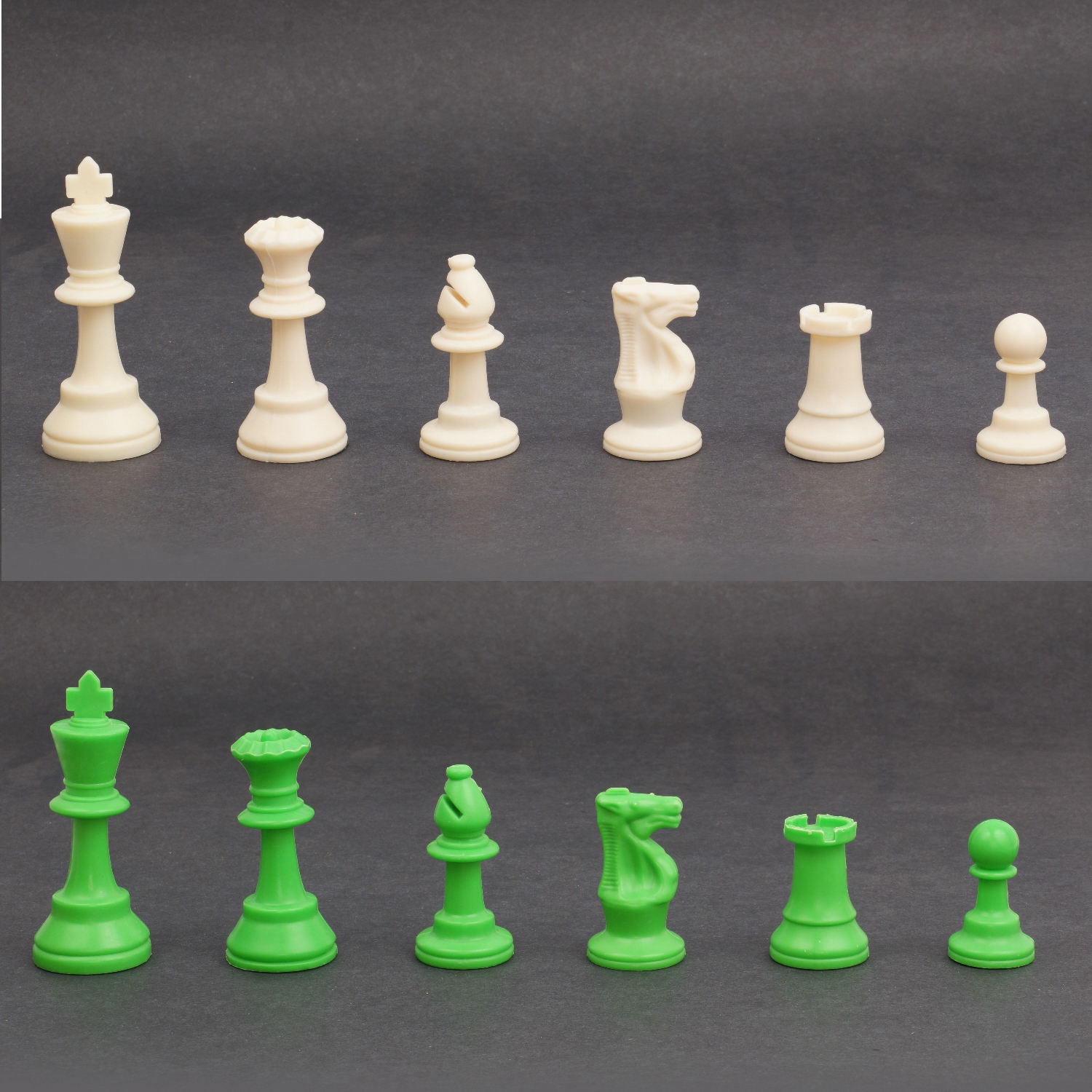 3.75" Weighted Tournament Plastic Chess Pieces
