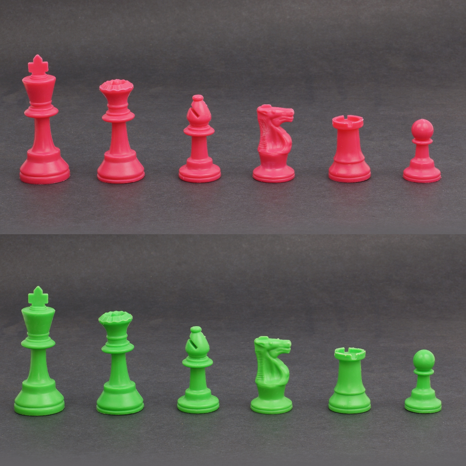 3.75" Weighted Tournament Plastic Chess Pieces