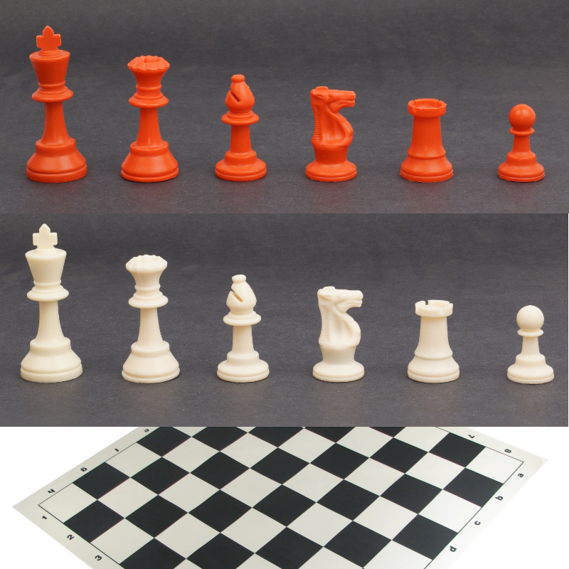 Best Weighted Professional Tournament Chess Set with Silicone Board