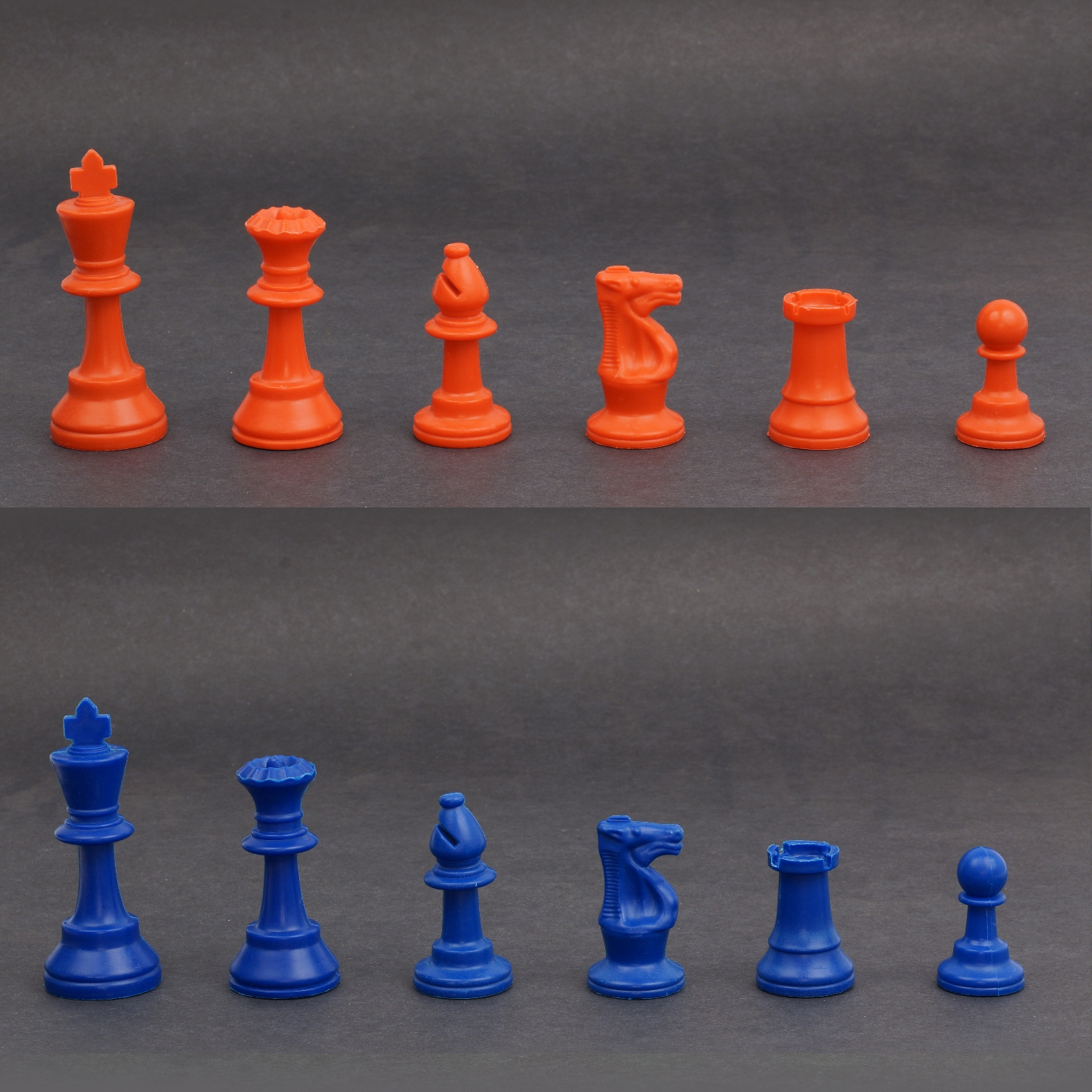 3.75" Weighted Tournament Plastic Chess Pieces