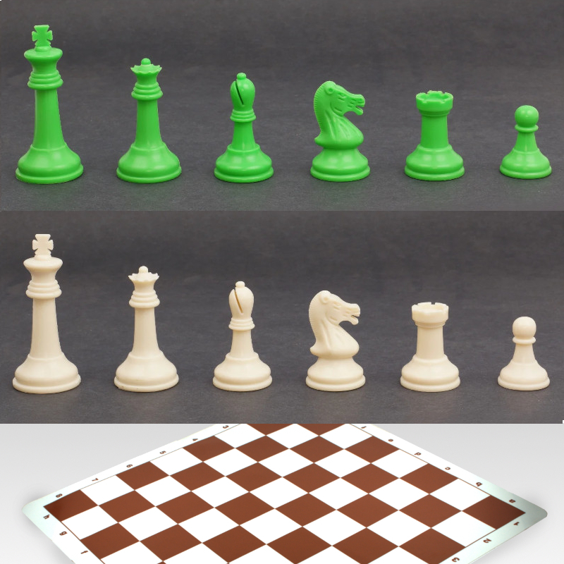 20" Deluxe Weighted Combination Chess Set