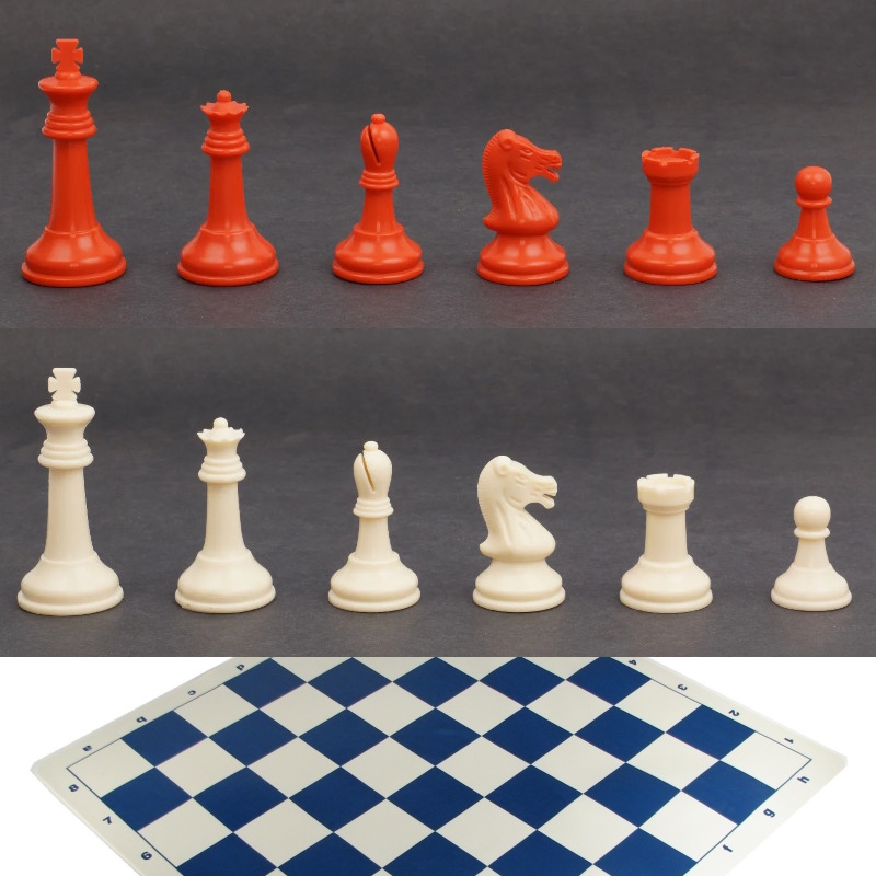 20" Deluxe Weighted Combination Chess Set