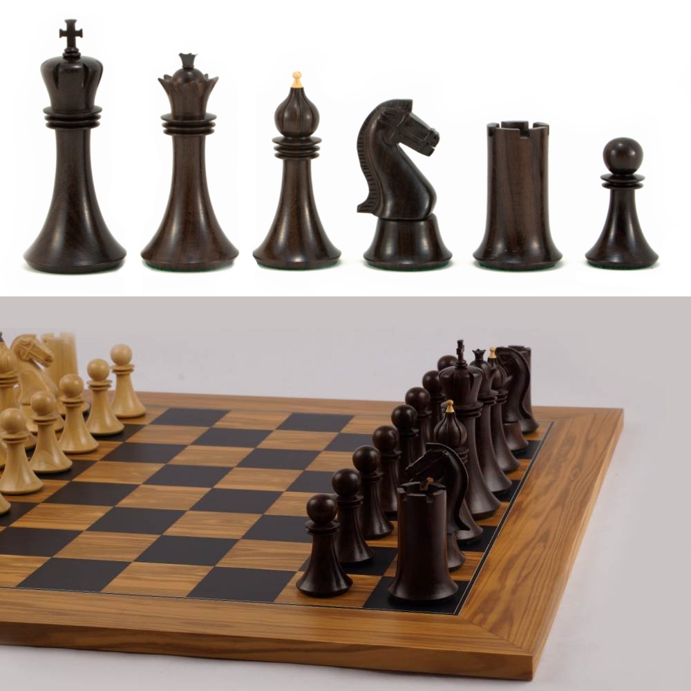20" Mark of Westminster Rosewood Nebula Staunton Exclusive Chess Set