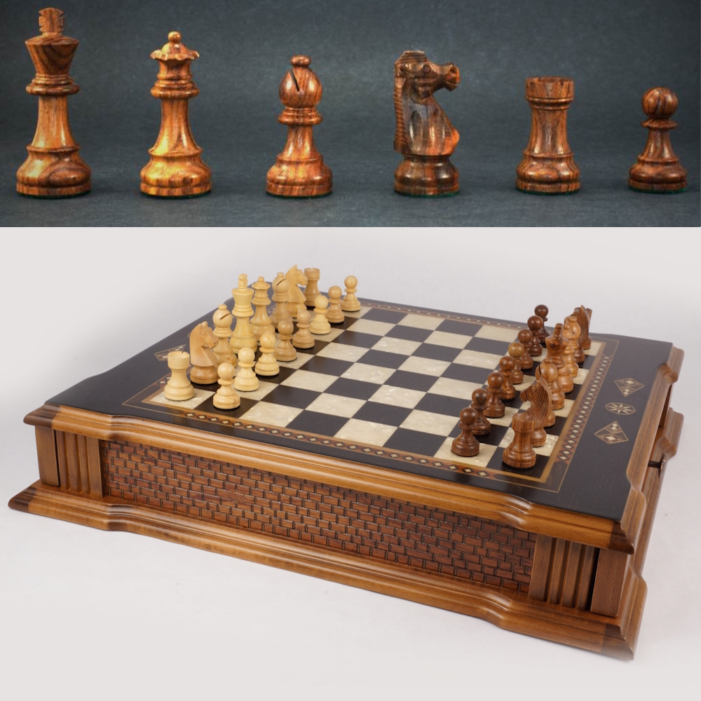 Mark of Westminster Classics Honey Rosewood German Staunton Turkish ...