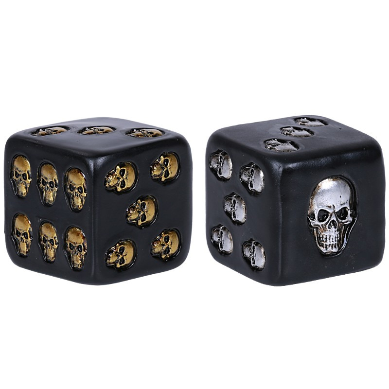 Large Skull Dice - Set of 2