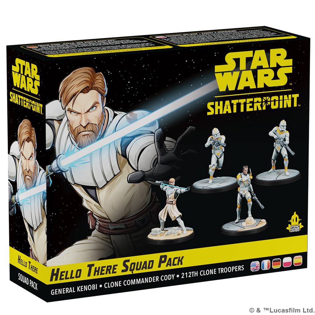 Star Wars Shatterpoint Hello There General Obi Wan Kenobi Squad Pack
