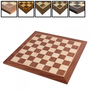 17 1/2" Standard Wood Veneer Chess Board